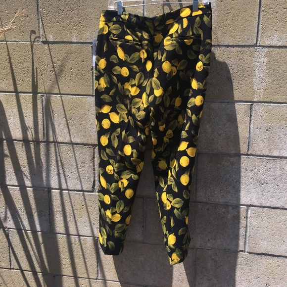 Zara | Pants & Jumpsuits | Nwt Zara Lemon Woman Pants | Poshmark